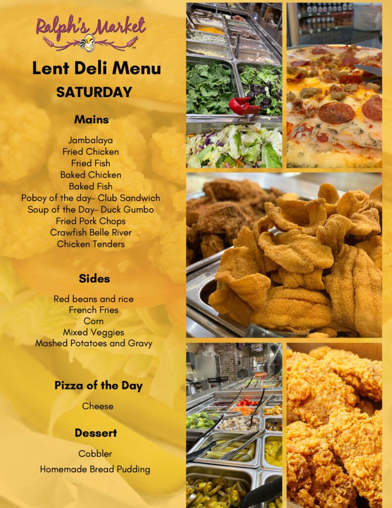 Deli Menu - Ralph's Market
