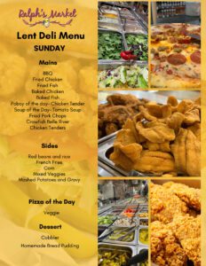 Deli Menu - Ralph's Market