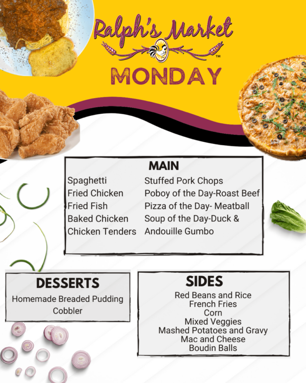 Deli Menu - Ralph's Market